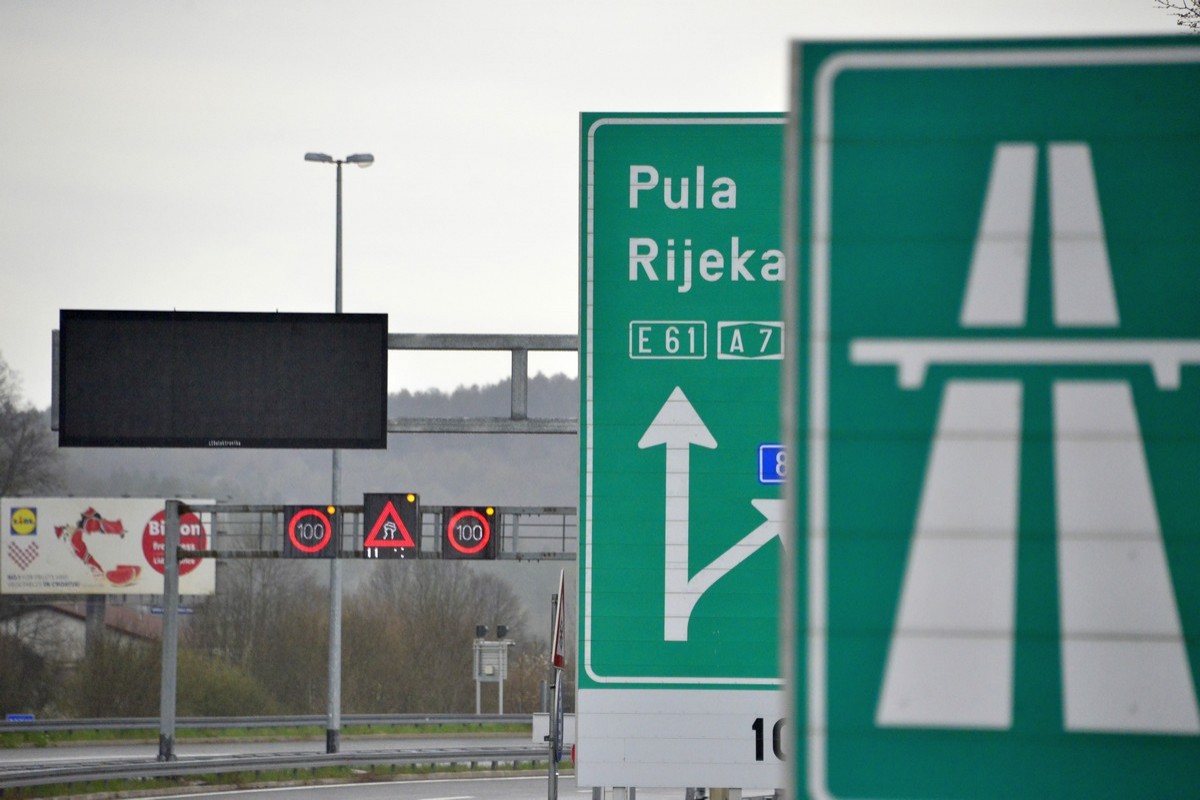 Prometna nesreća na A7 između tunela Jušići čvora Jurdani