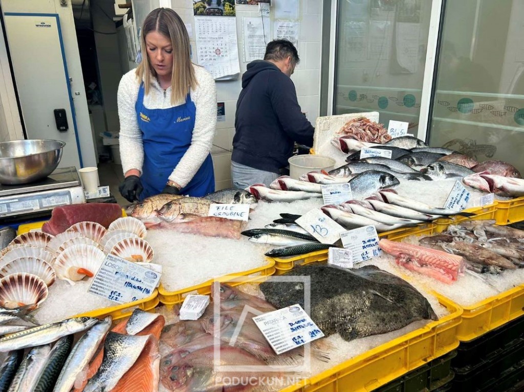 [FOTO] Plava riba stigla na opatijsku ribarnicu