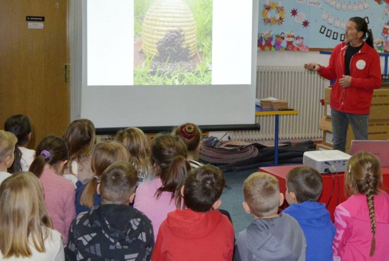 [FOTO] Predsjednik Pčelarske udruge Učka educirao učenike OŠ Drago ...